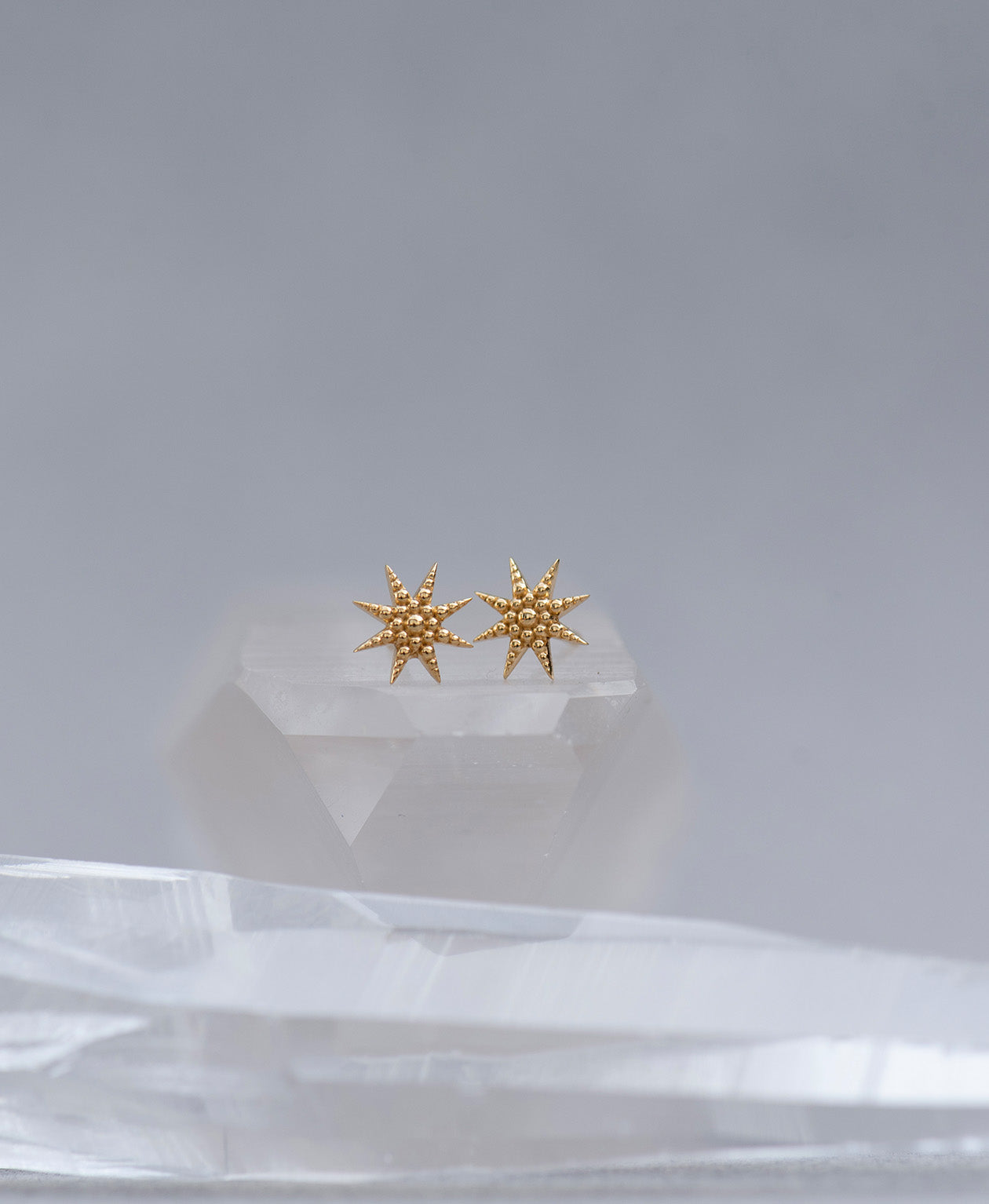 Morning Star Studs - 22k Gold Vermeil | Zoë & Morgan UK
